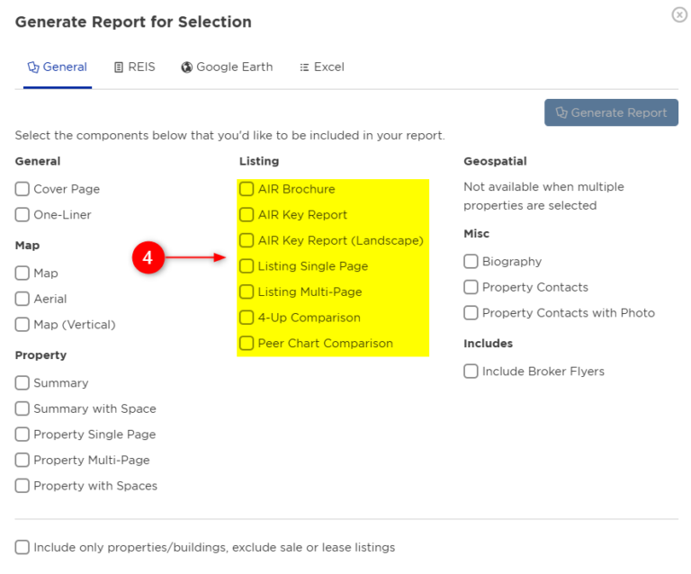 Listings: Searching for Active Listings - AIR CRE
